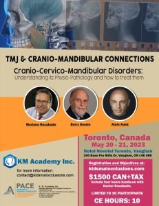 TMJ & CRANIO-MANDIBULAR CONNECTIONS Understanding its Physio-Pathology ...